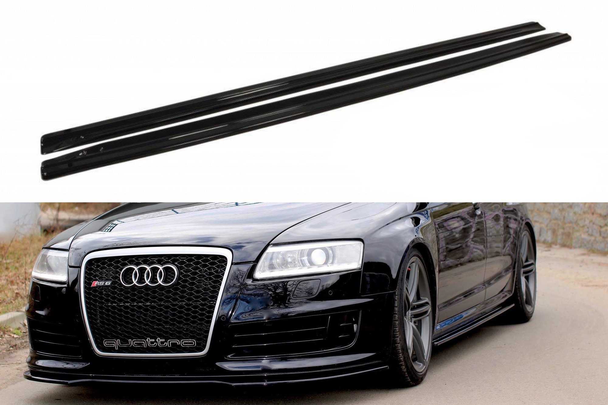 Side Skirts Diffusers Audi RS6 C6 - AM Performance